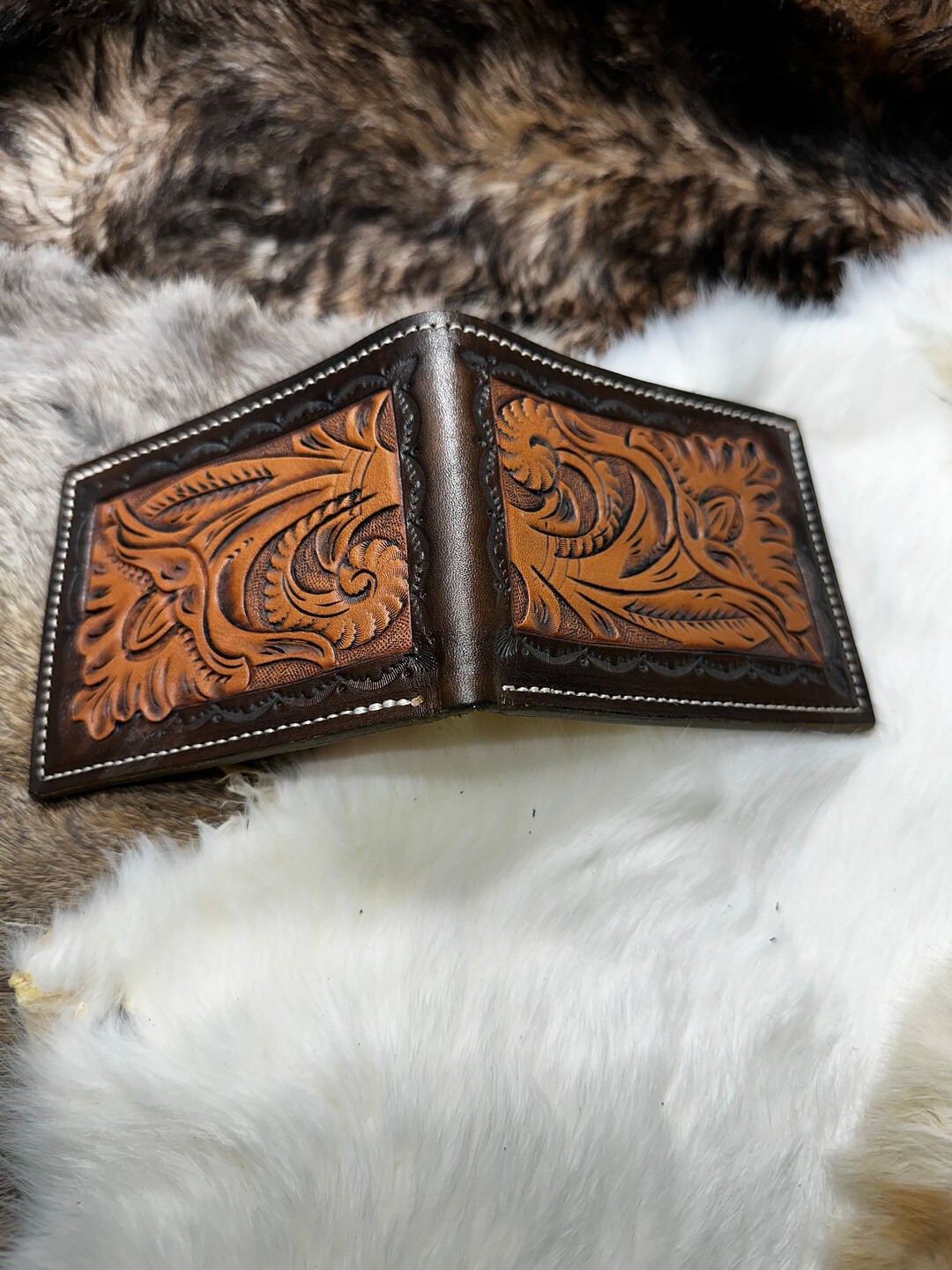 Leather Tooled Wallets - Etsy