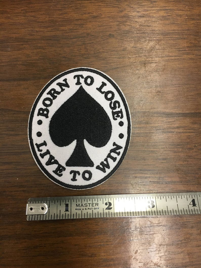 Born to Lose Live to Win Patch - Etsy Canada