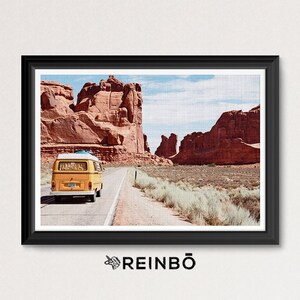 Desert Photography, Retro Desert Print, Vintage , Desert Landscape ...