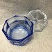 Vintage, Blue Octagon Shaped, Lidded Candy Nut Dish. Concord Pattern - Etsy