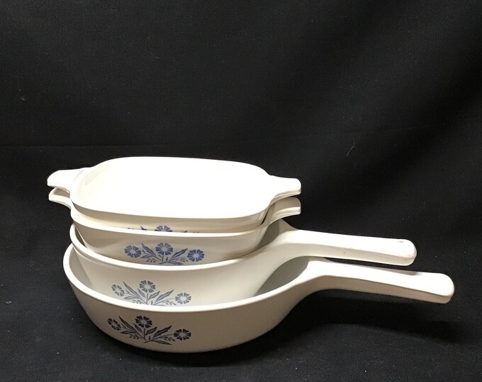 Vintage Cornflower Corning Ware Pan, P-1-B, Retro Cookware, Vintage ...