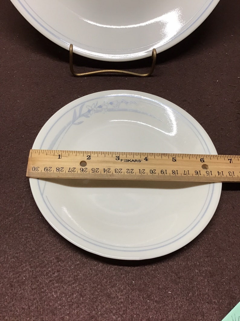 Discontinued Corelle Dinnerware. Blue Lily Pattern - Etsy