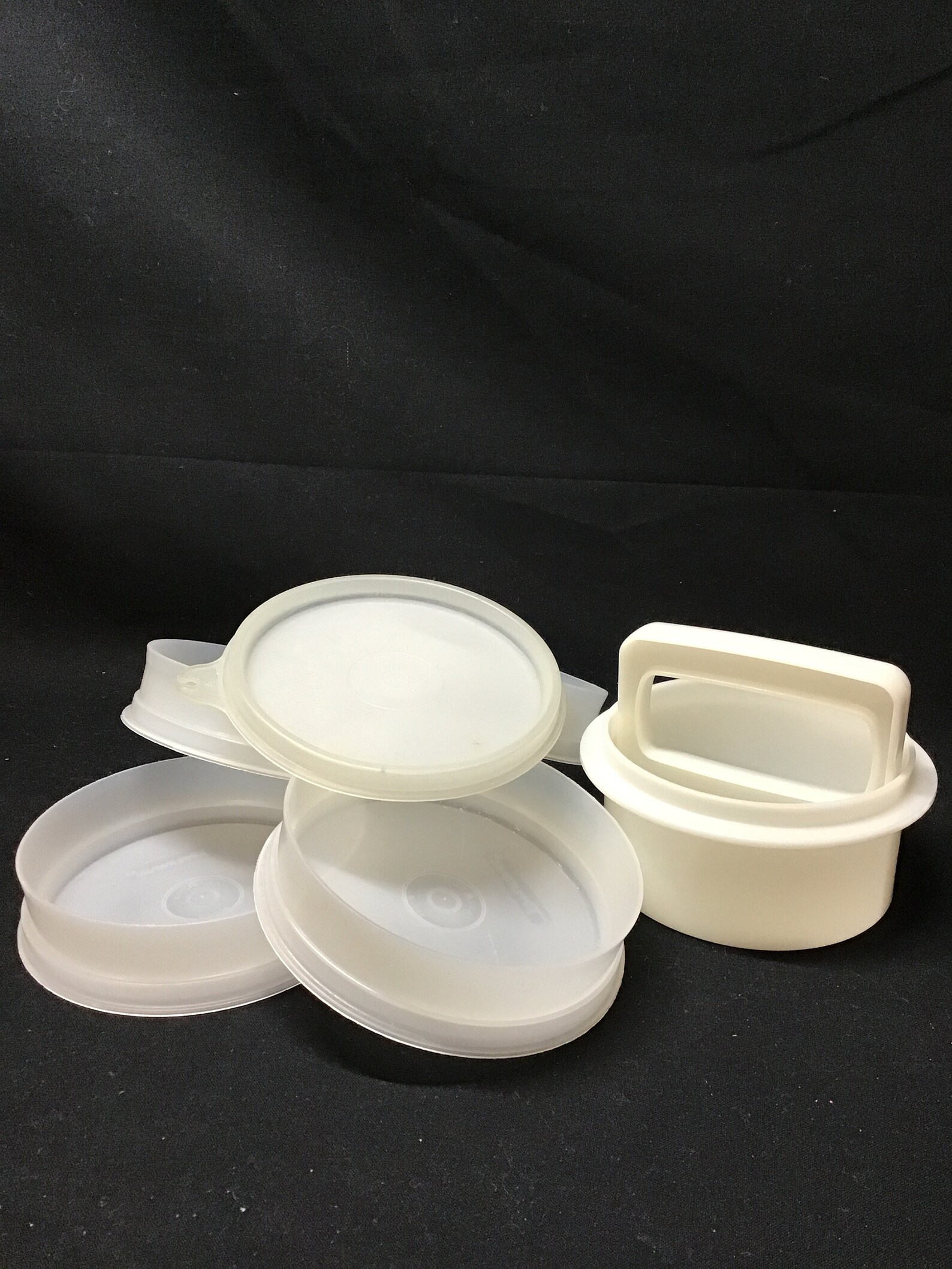Vintage Tupperware Hamburger Press and 4 Storage Freezer - Etsy