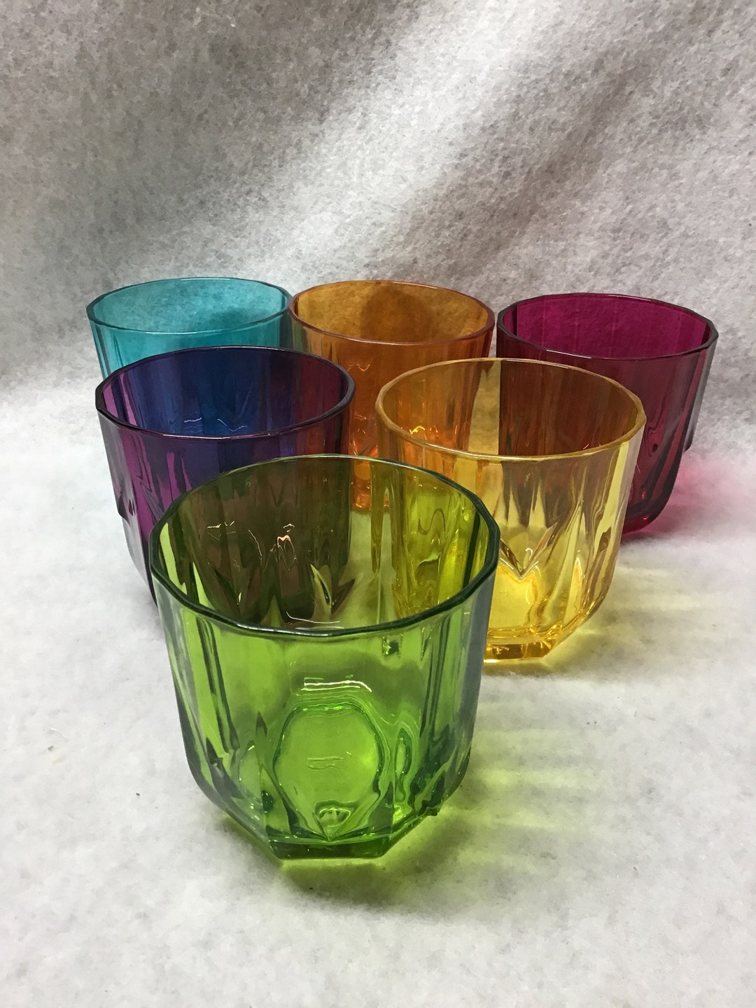 Turkey Pasabahce Glasses. Topaz Pattern 6 Different Colors. - Etsy