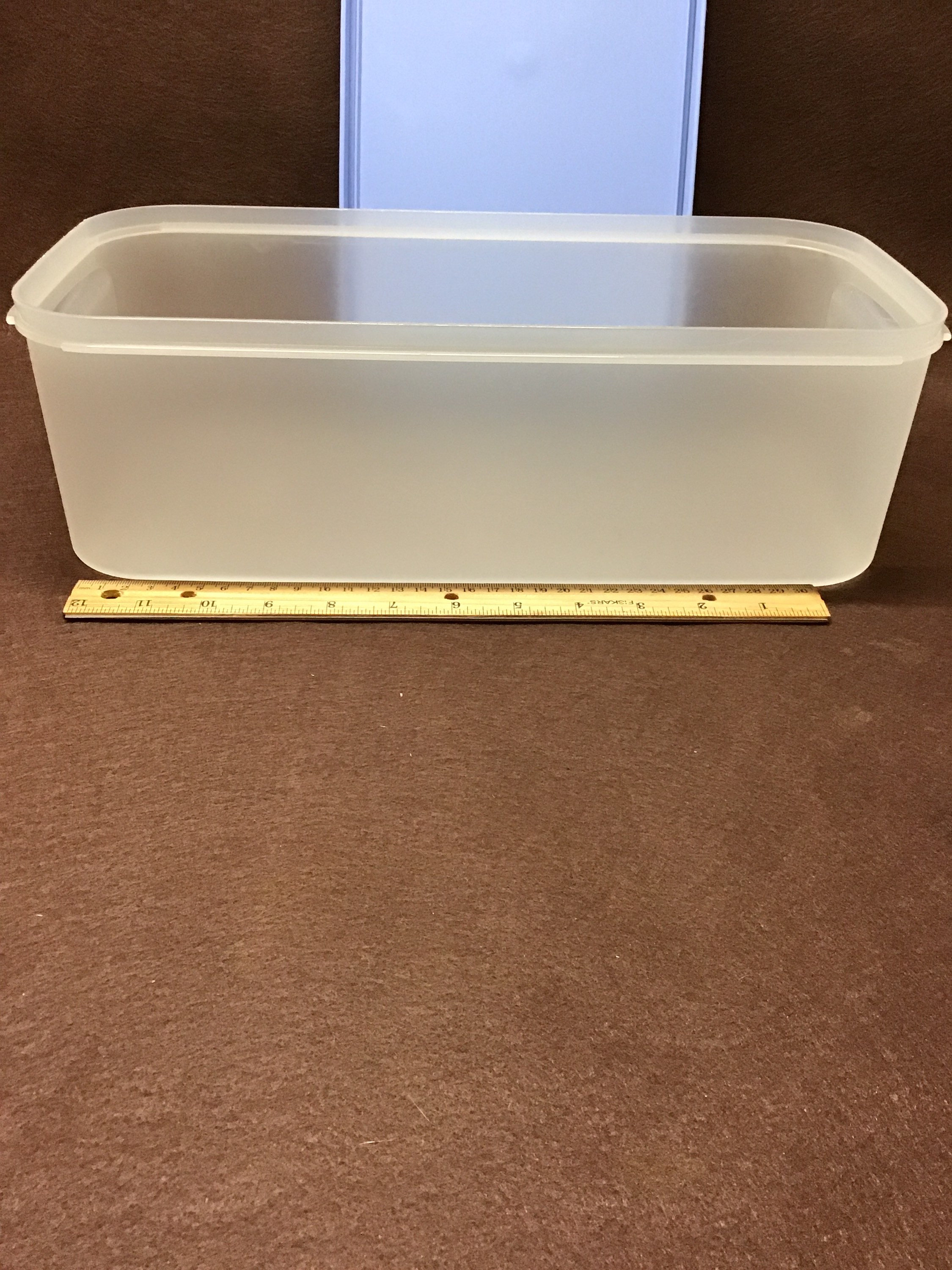 Vintage Used Tupperware Bread Box. Blue Seal - Etsy