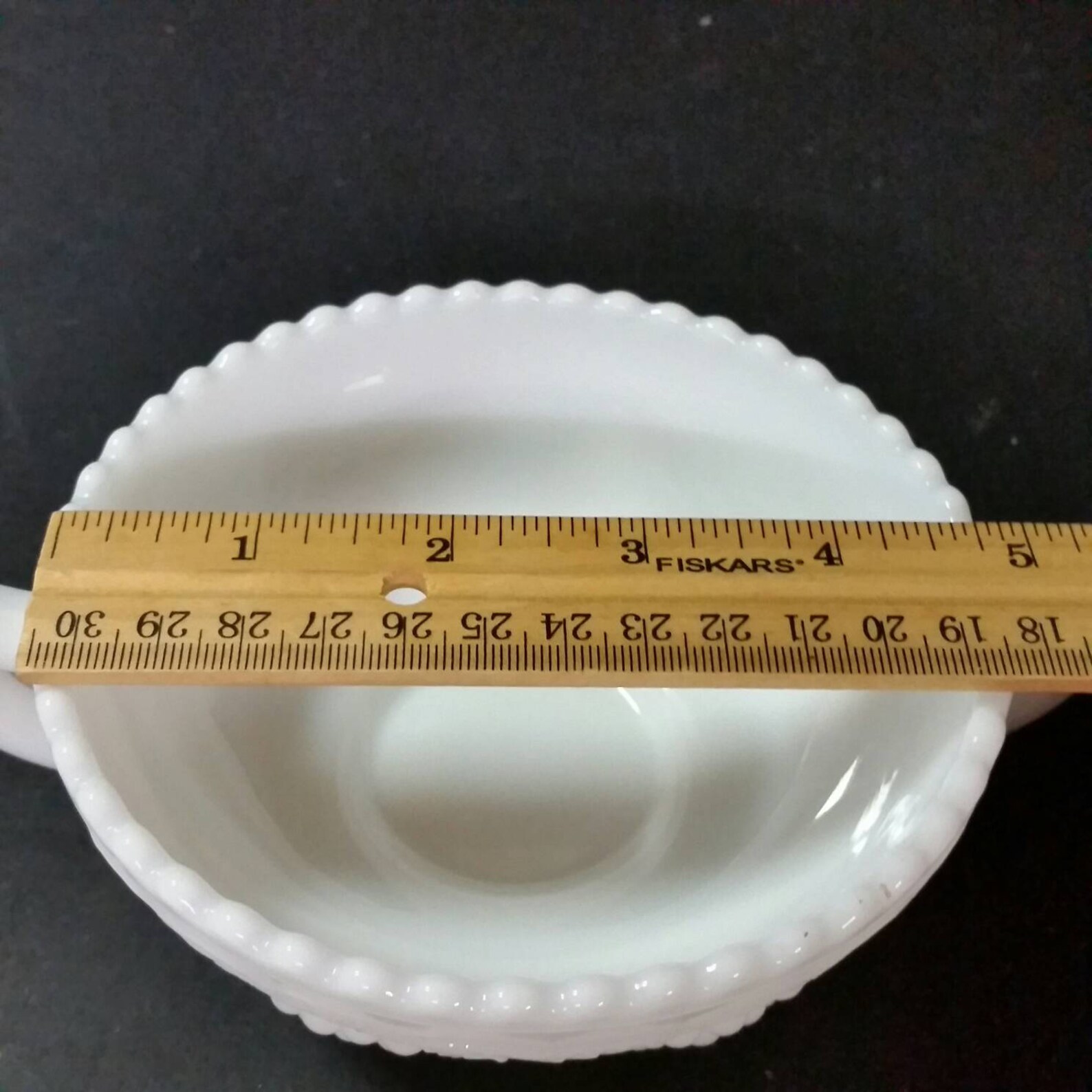 Vintage Milk Glass Double Handled Bowl. by Imperial Glass - Etsy