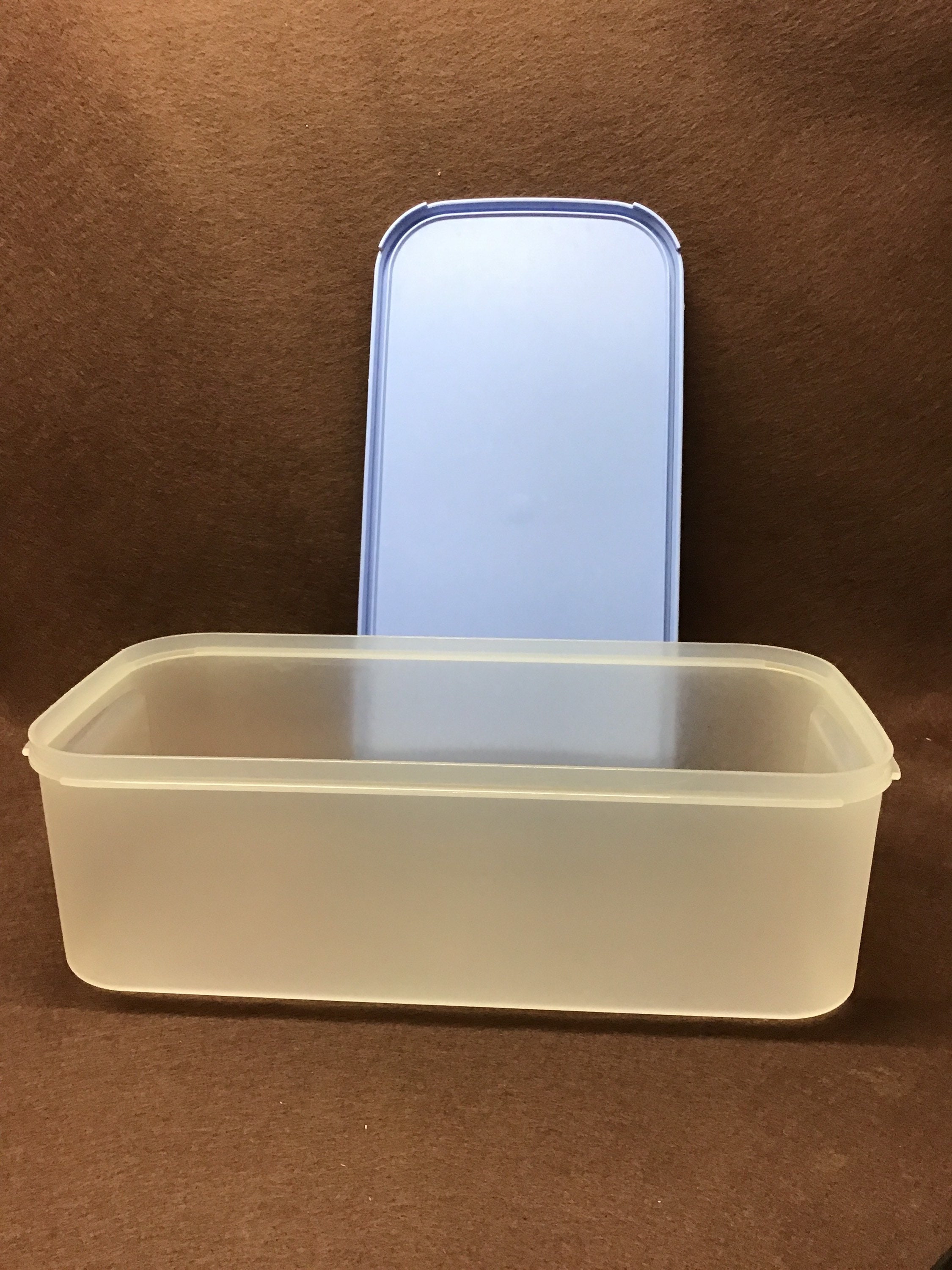 Vintage Used Tupperware Bread Box. Blue Seal - Etsy