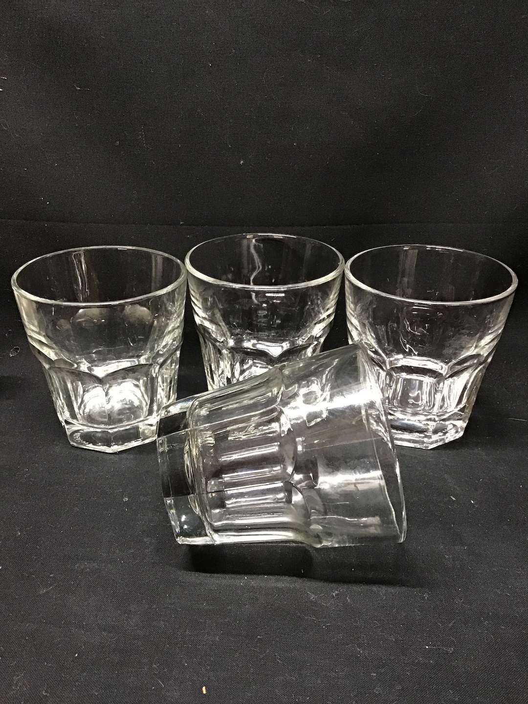 Libbey Clear Duratuff TM on the Rock Lowball Barroom Glasses, Set of 4 ...