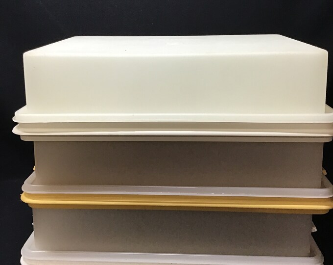 Vintage Tupperware Sheet Cake Container. - Etsy