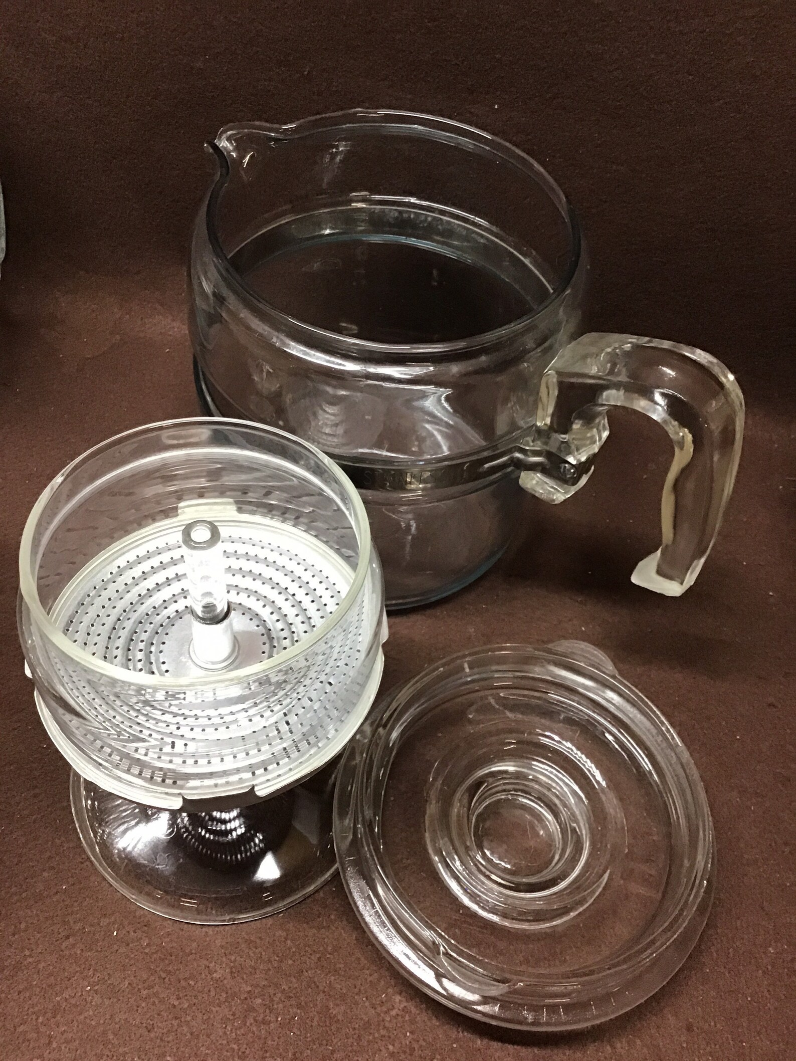 Vintage 6 Cup Stove Top Pyrex Percolator Coffee Maker. - Etsy