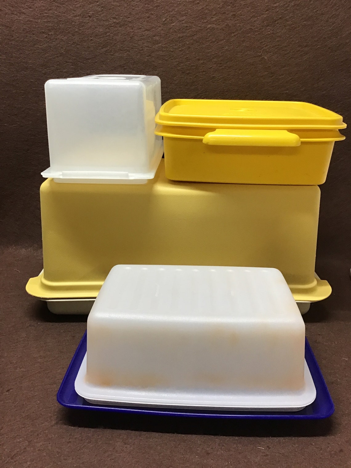 Vintage Tupperware Canisters Storage Containers. Set of 4 | Etsy