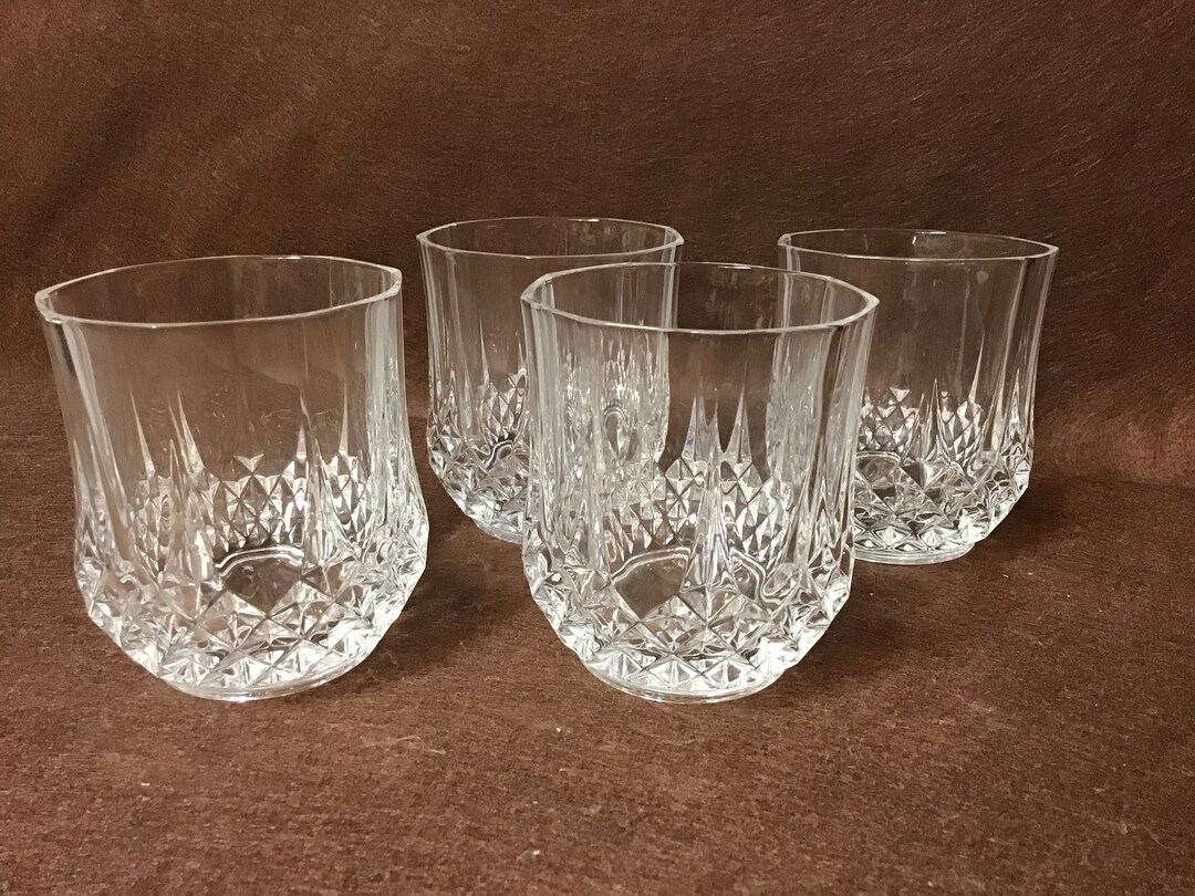 Stunning Crystal D Marques Durand Glasses Lowball Rock Barroom Etsy