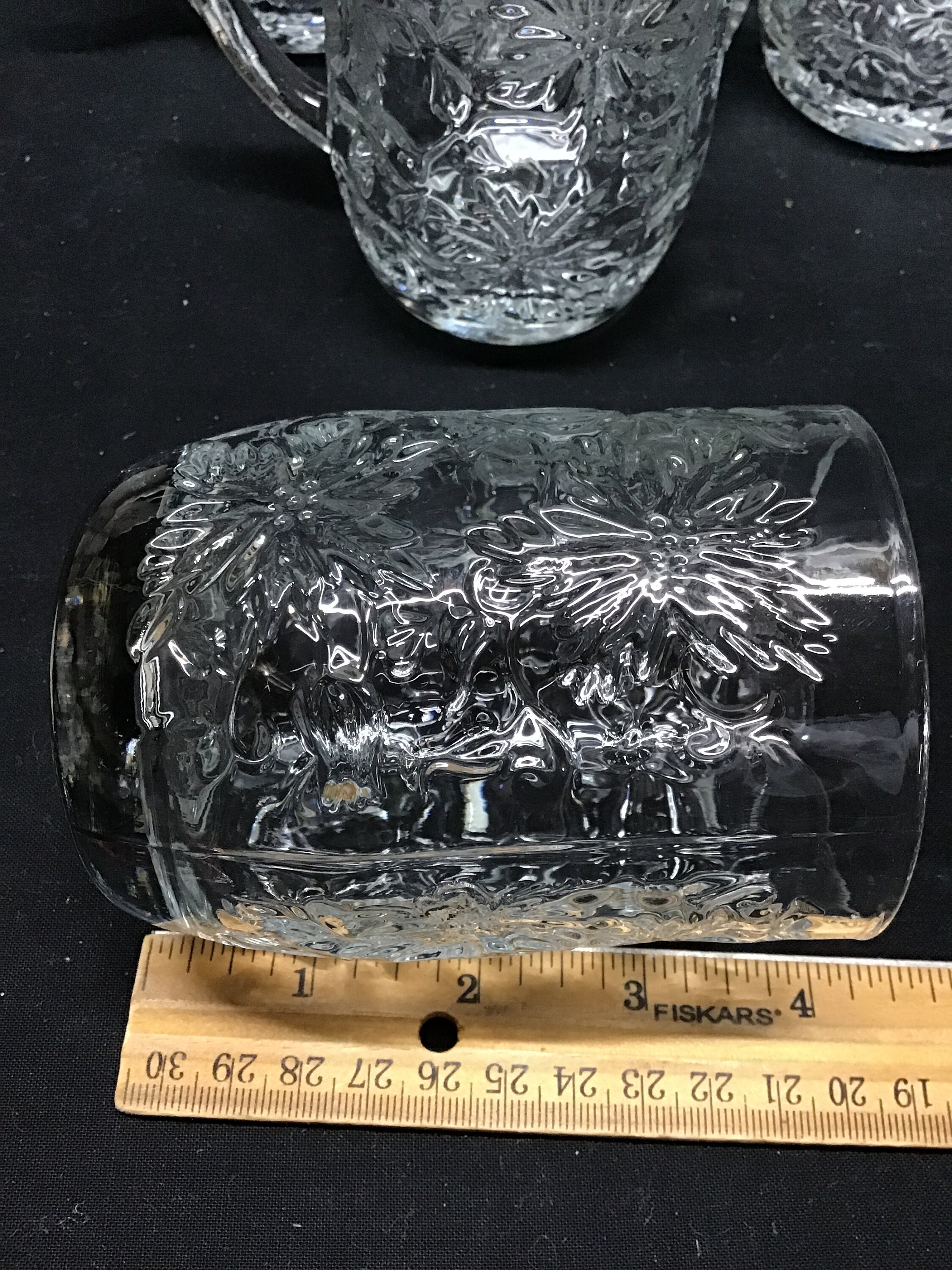 Vintage Princess House Glass Coffee Mugs. Fantasia Design. Set - Etsy