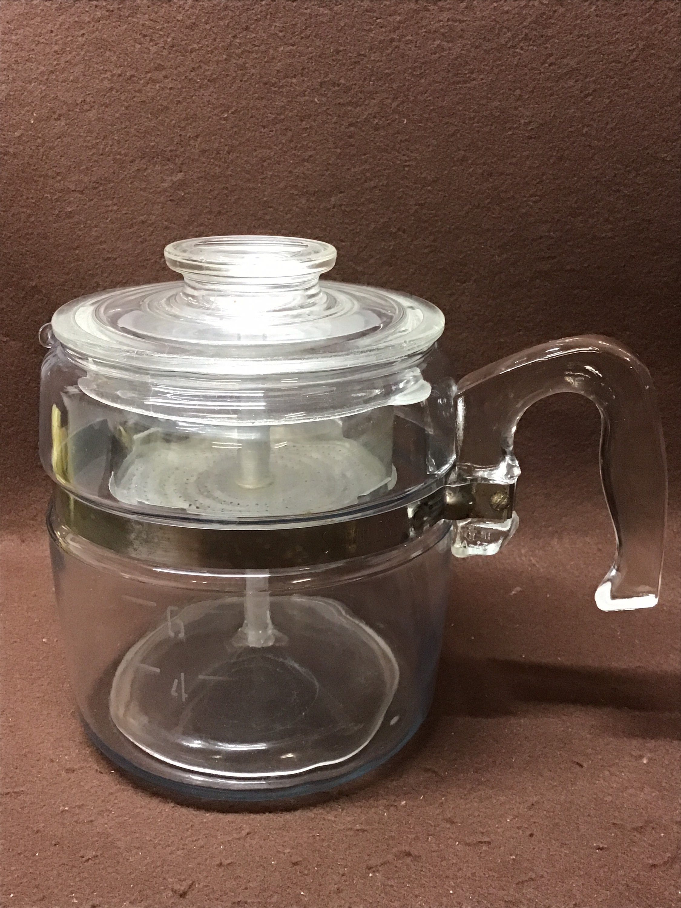 Vintage 6 Cup Stove Top Pyrex Percolator Coffee Maker. - Etsy
