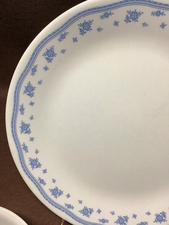 Vintage Corelle Dishes. morning Blue Pattern. 16 | Etsy