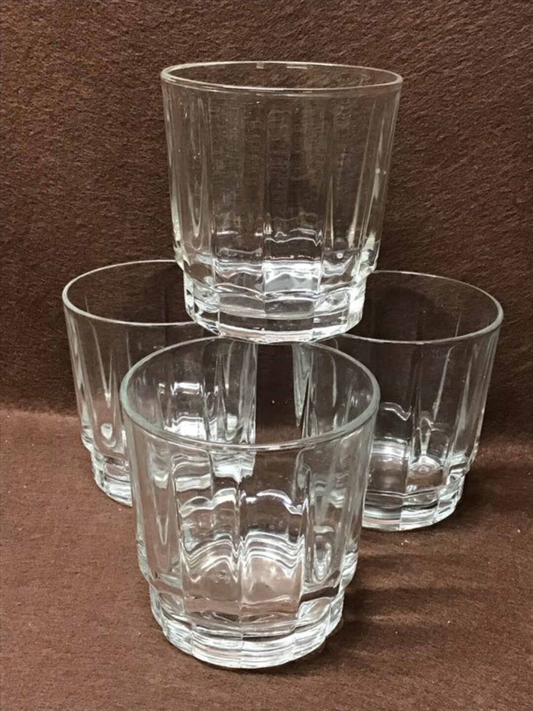 Vintage Clear Arcoroc USA Glasses. Set of 4 - 8 Oz Lowball Glasses. - Etsy