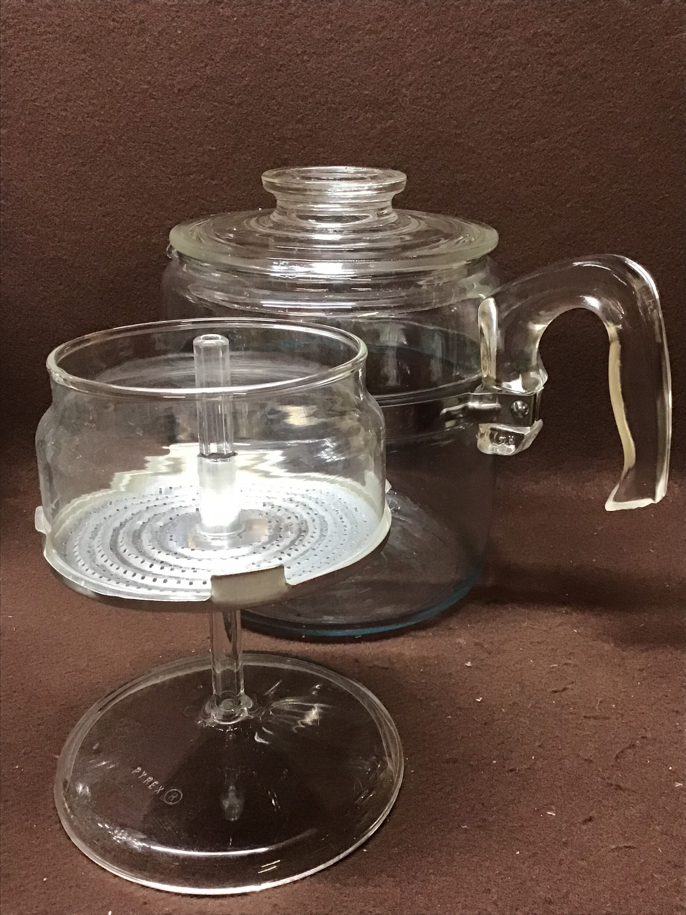 Vintage 6 Cup Stove Top Pyrex Percolator Coffee Maker. - Etsy
