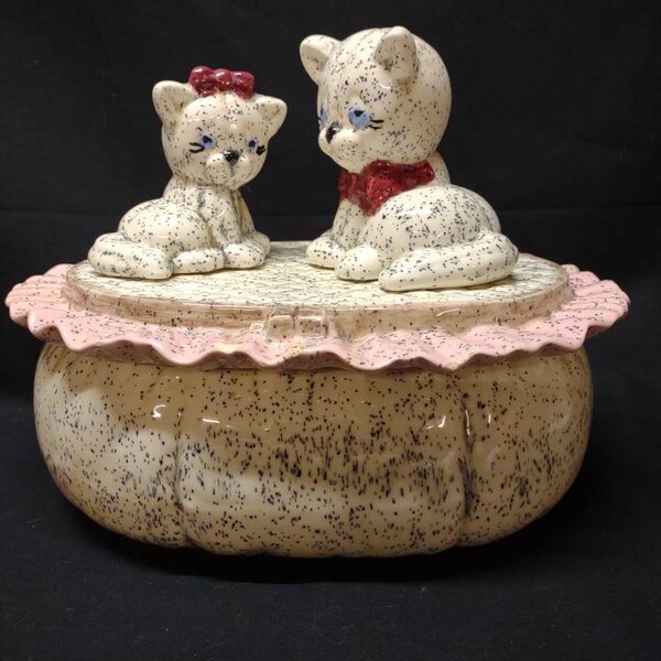 Ceramic Cat Dish - Etsy