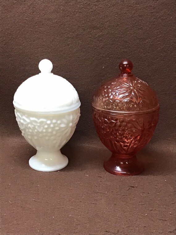 Vintage Avon Lidded Candy Dish. Daisy and Roses. 2 Colors to - Etsy