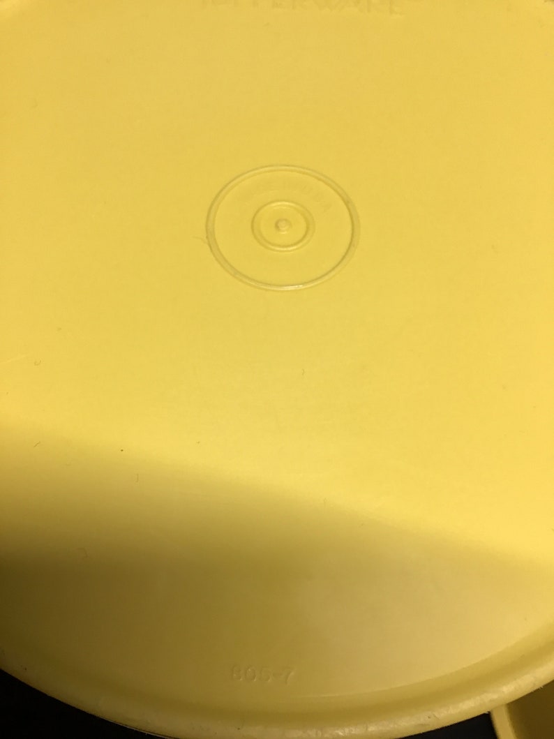 Vintage Yellow Tupperware Canisters Push Top Seals Seals. Set - Etsy