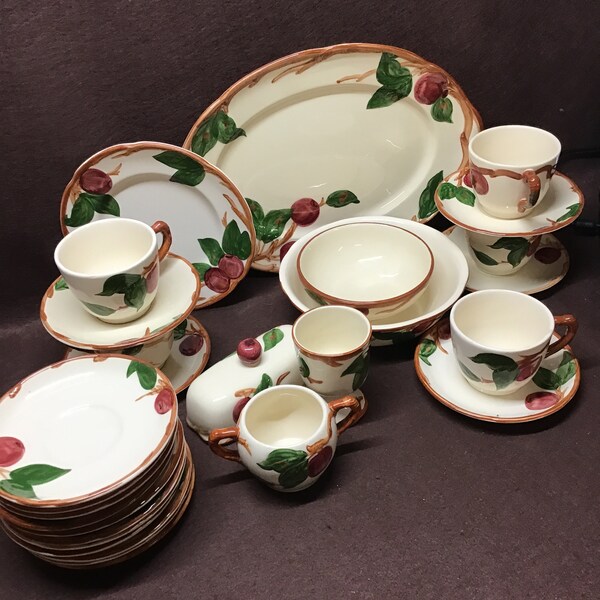 Franciscan Apple Dinnerware - Etsy