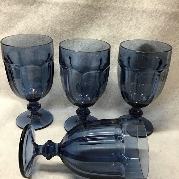 Cobalt Blue Goblets - Etsy