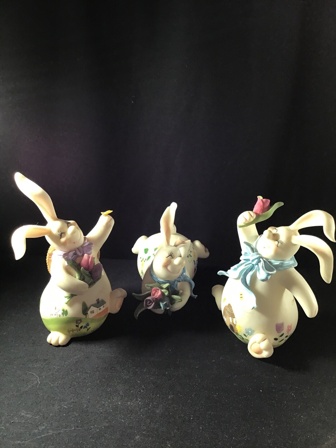 Vintage Rabbit Collection. Home Interiors 11093 Celebrating Easter - Etsy