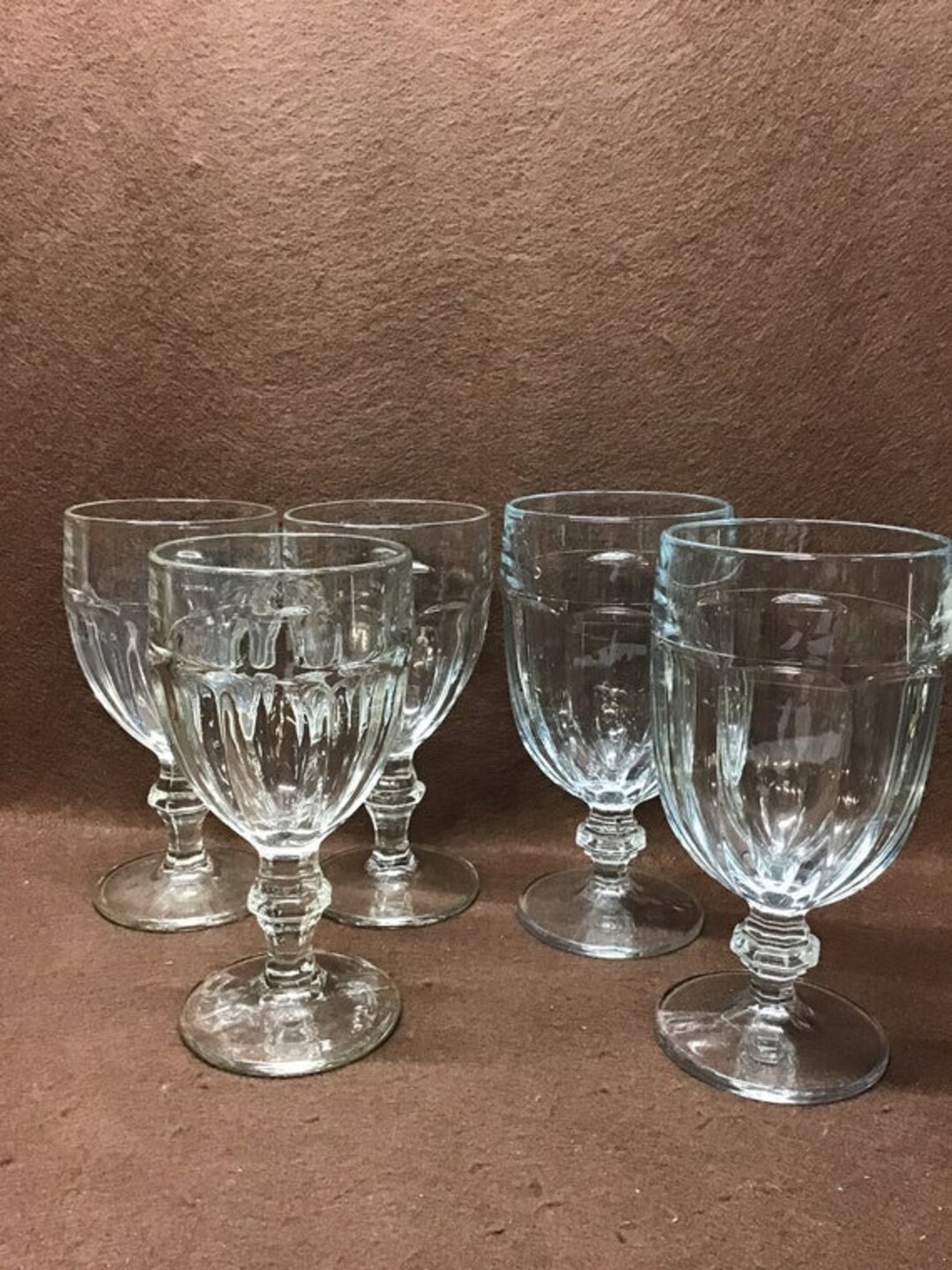 Libbey Duratuff Gibraltar Heavy Glasses, Goblets. Clear Color - Etsy