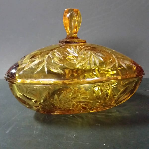 Amber Candy Dish - Etsy