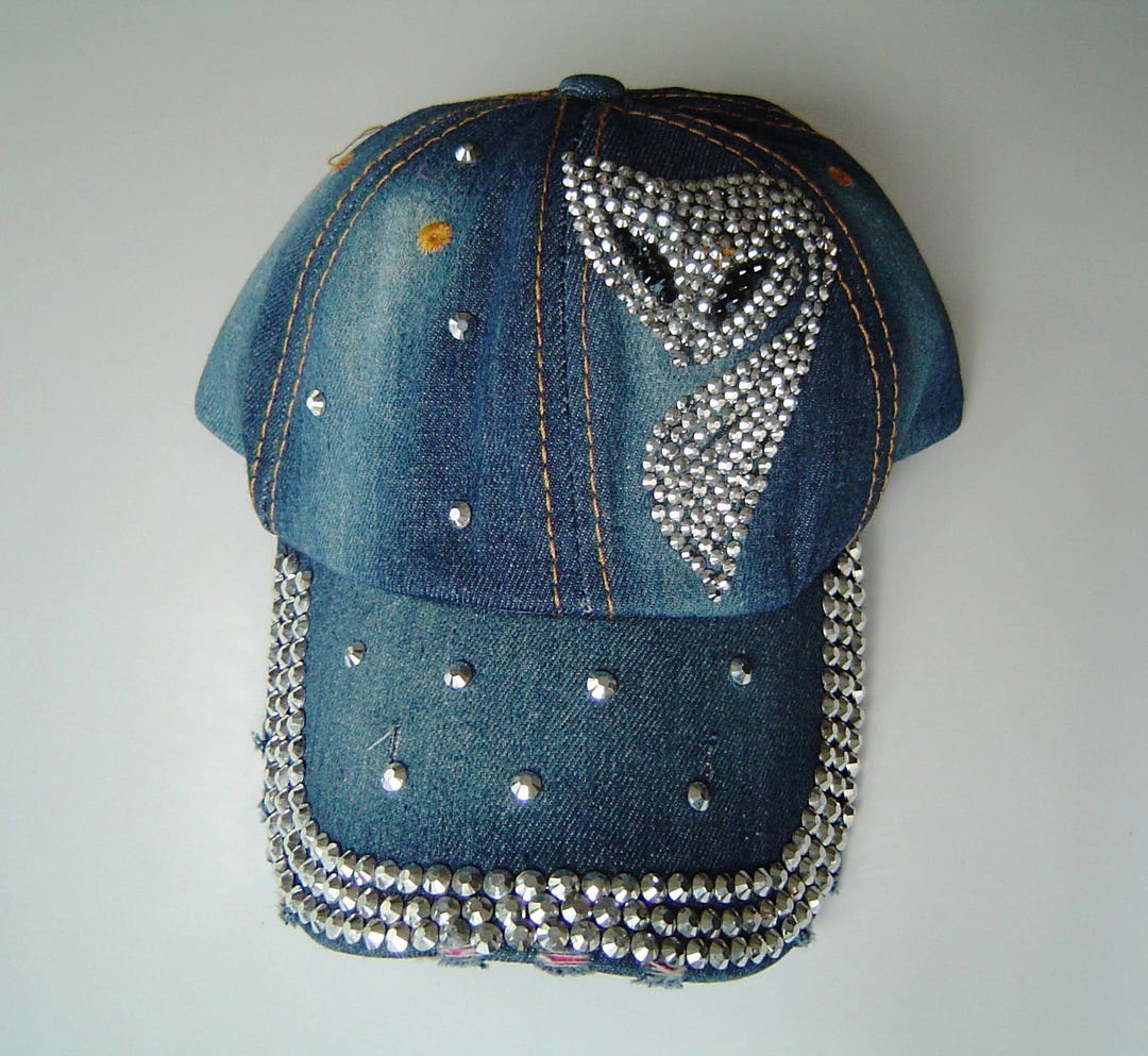 Bling Baseball Cap, Womens Hats, Rhinestone Baseball Hat, Trucker Caps ...