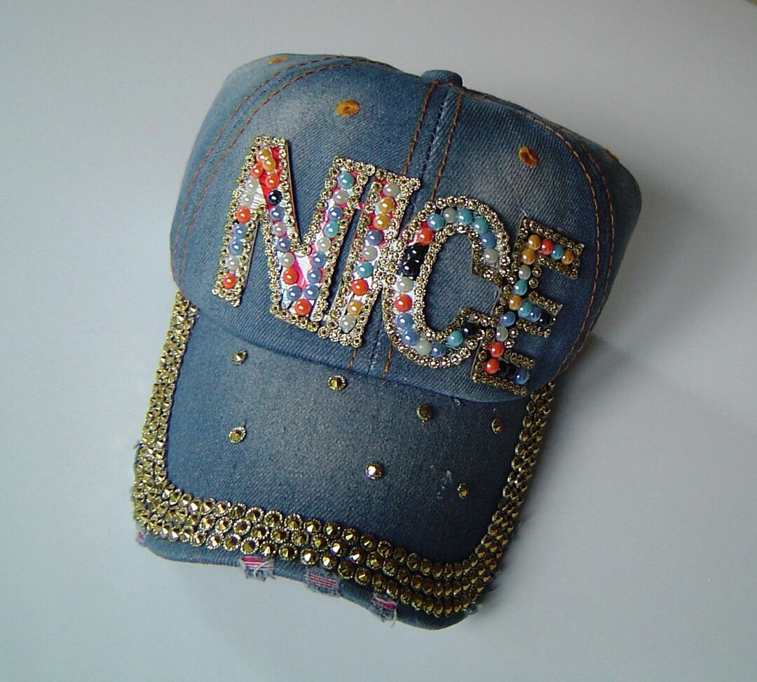 Bling Baseball Cap, Womens Hats, Rhinestone Baseball Hat, Trucker Caps ...