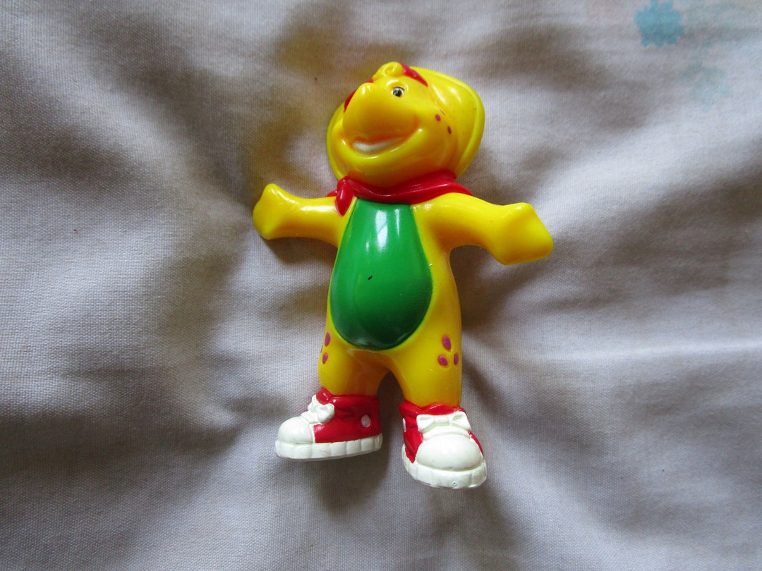 Vintage 1997 Barney BJ Plastic Figure - Etsy