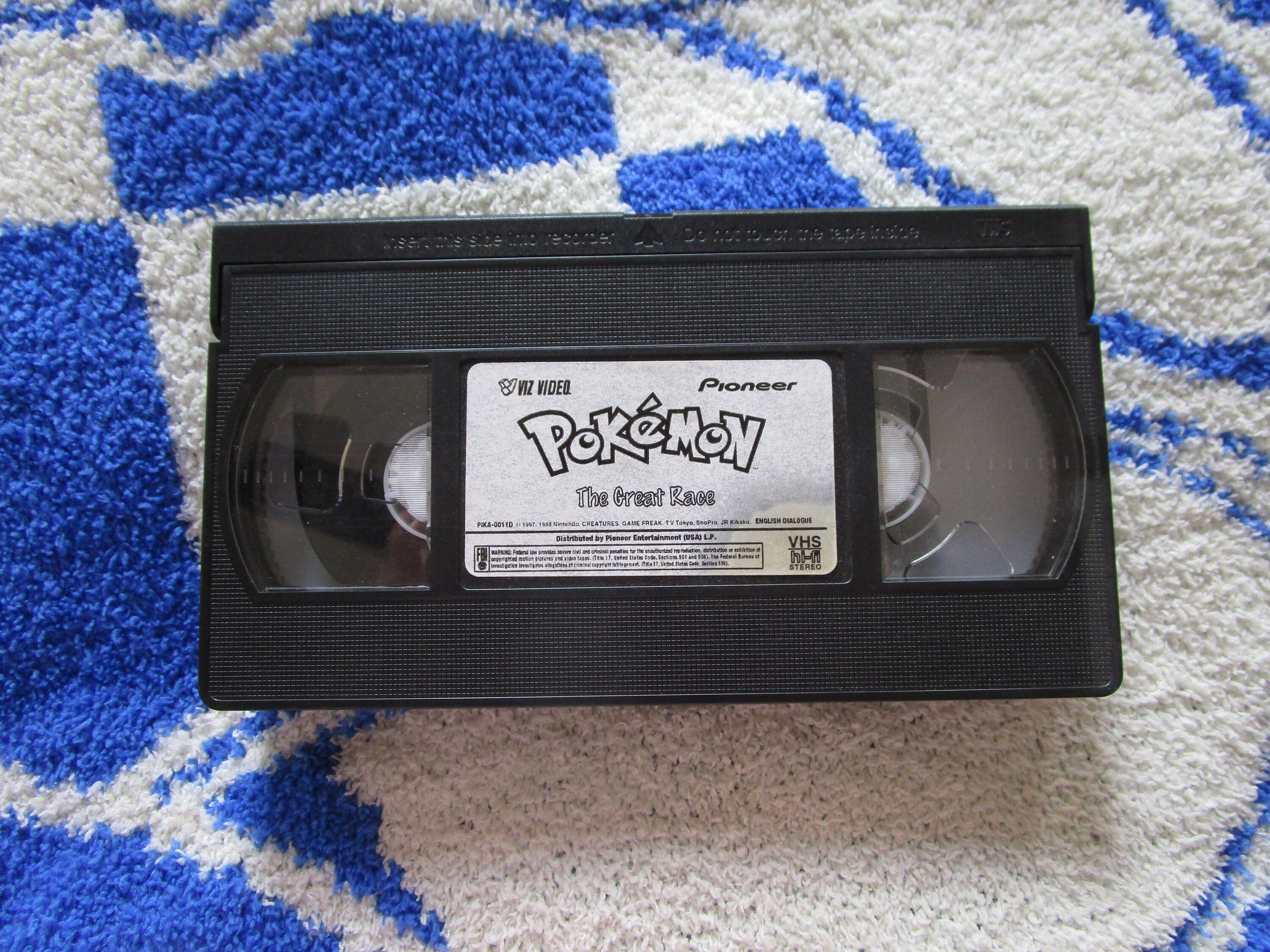 Vintage 1998 Nintendo Pokémon the Great Race VHS Tape - Etsy