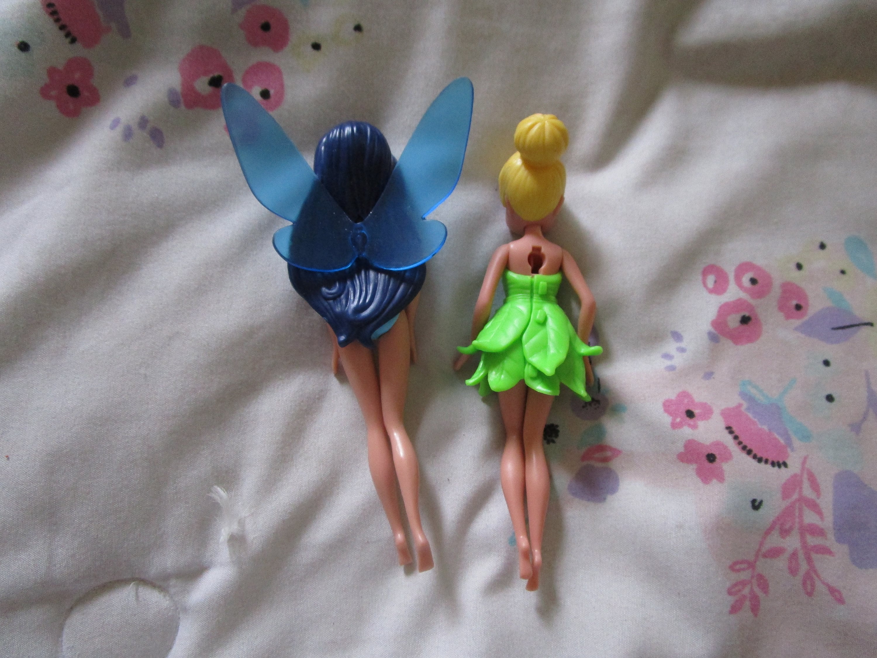 RARE Disney Tinkerbell and Silvermist Plastic Dolls With Missing Parts ...