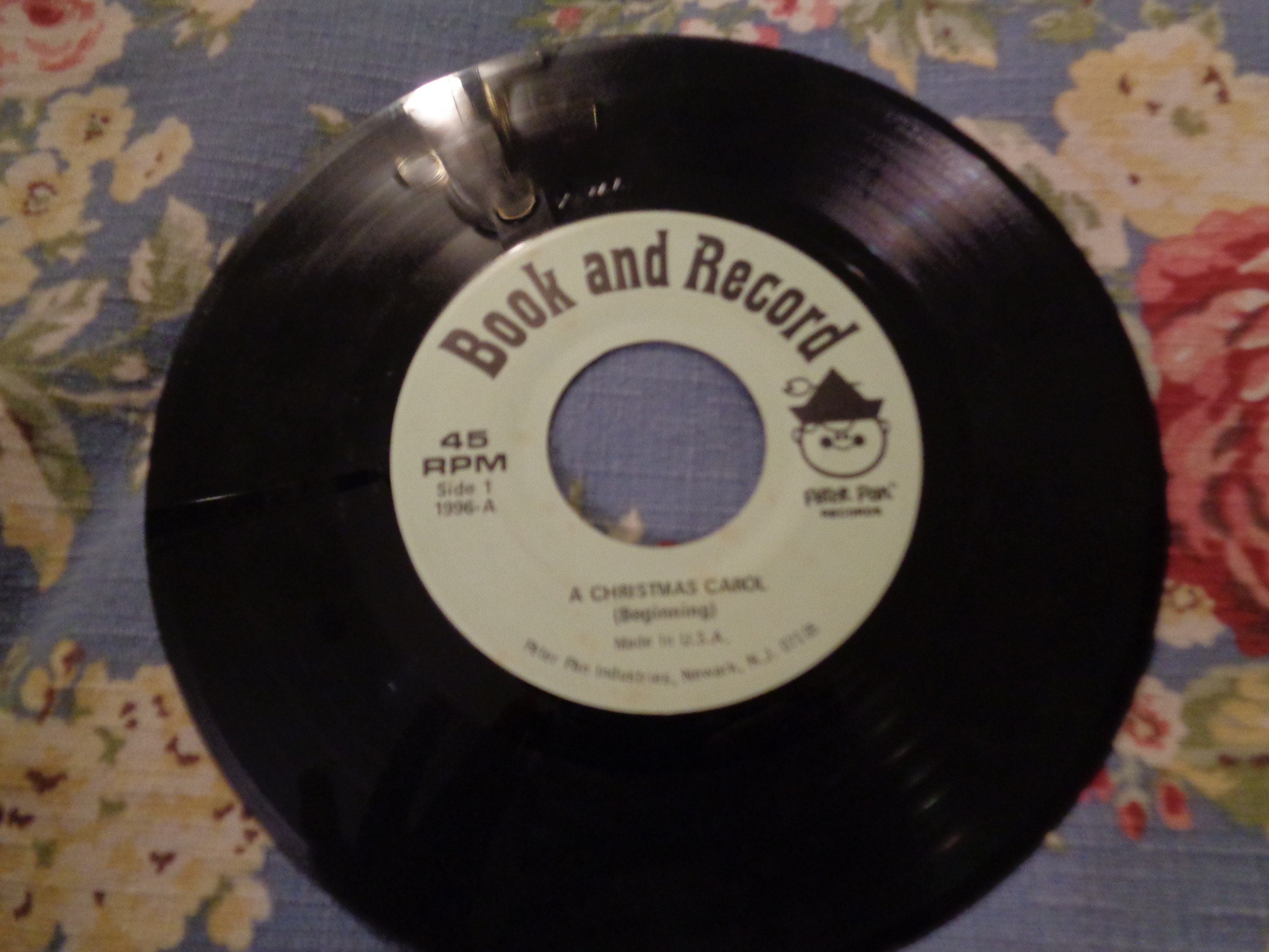 Vintage Peter Pan Records 45 RPM A Christmas Carol Record - Etsy