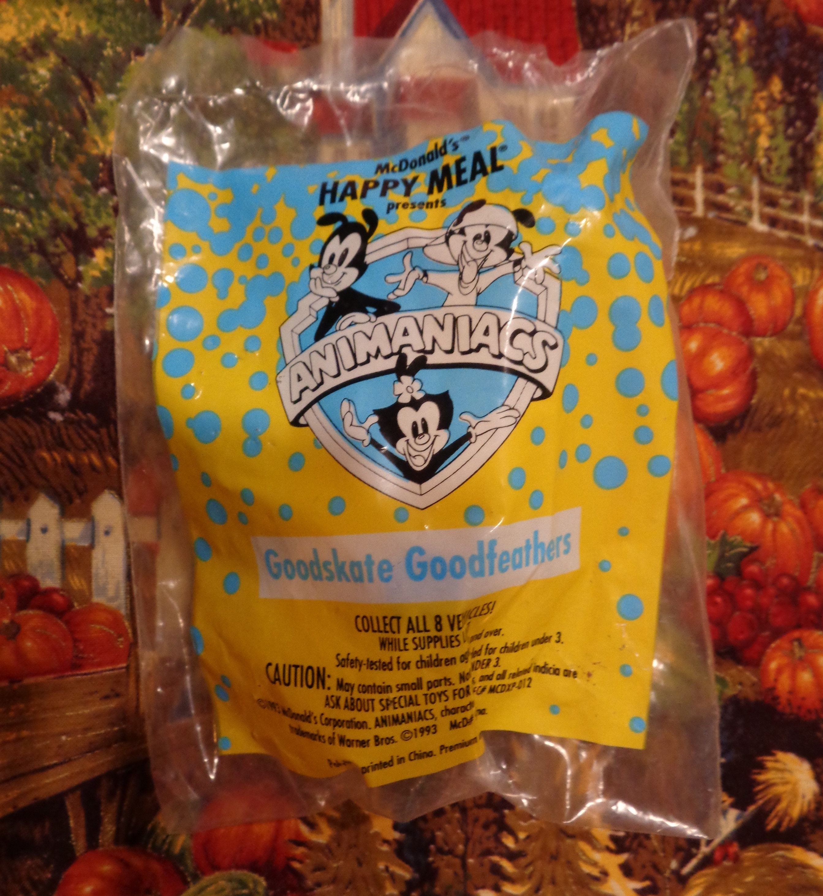 Vintage 1993 Animaniacs Goodskate Goodfeathers Happy Meal Toy - Etsy