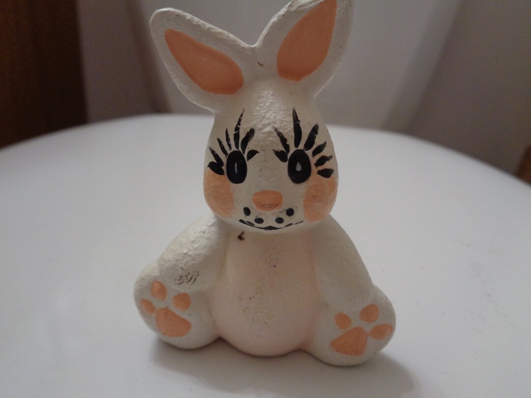 Vintage Ceramic Easter Bunny - Etsy