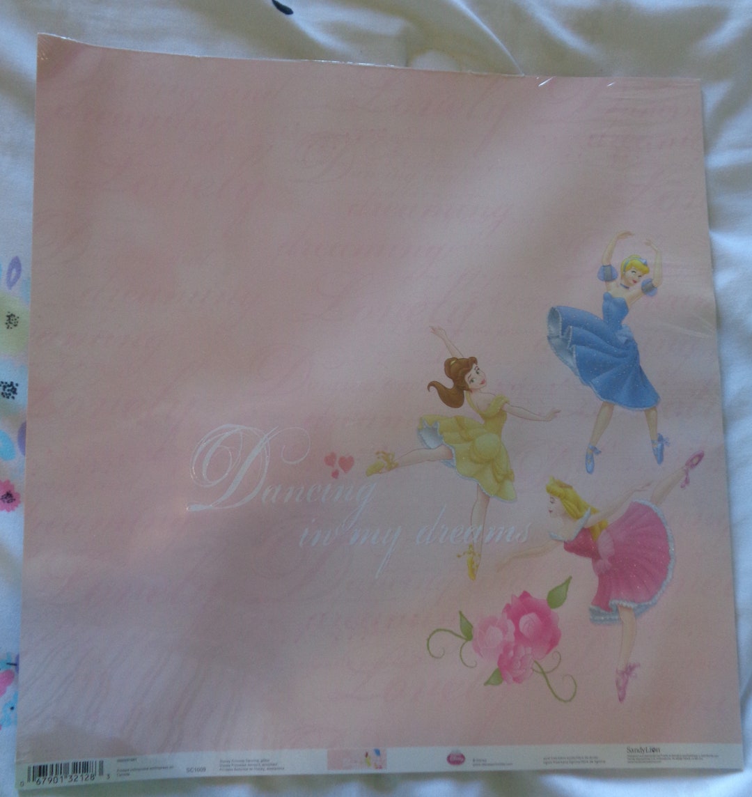 Vintage Disney Princess Scrapbook Paper Still Sealed in Packaging - Etsy