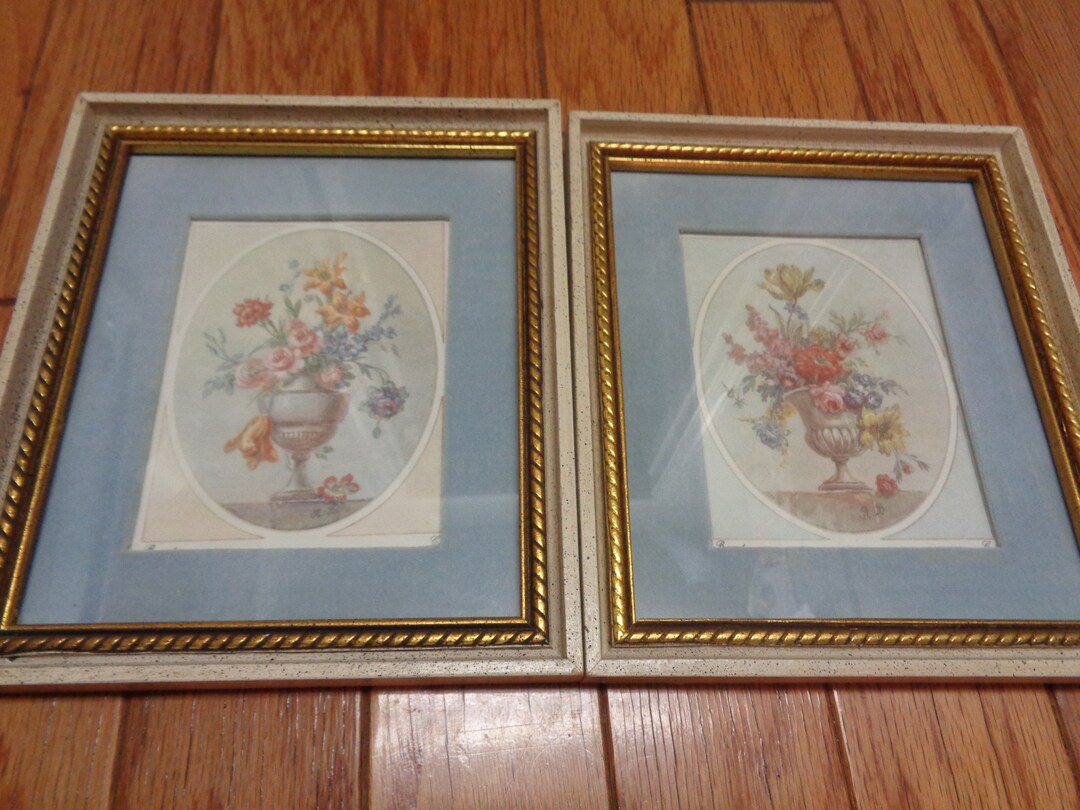 Midcentury Vintage 2 Fleck Bros Flower Portrait Pictures - Etsy