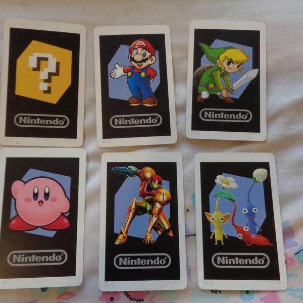 Vintage Nintendo Cards - Etsy