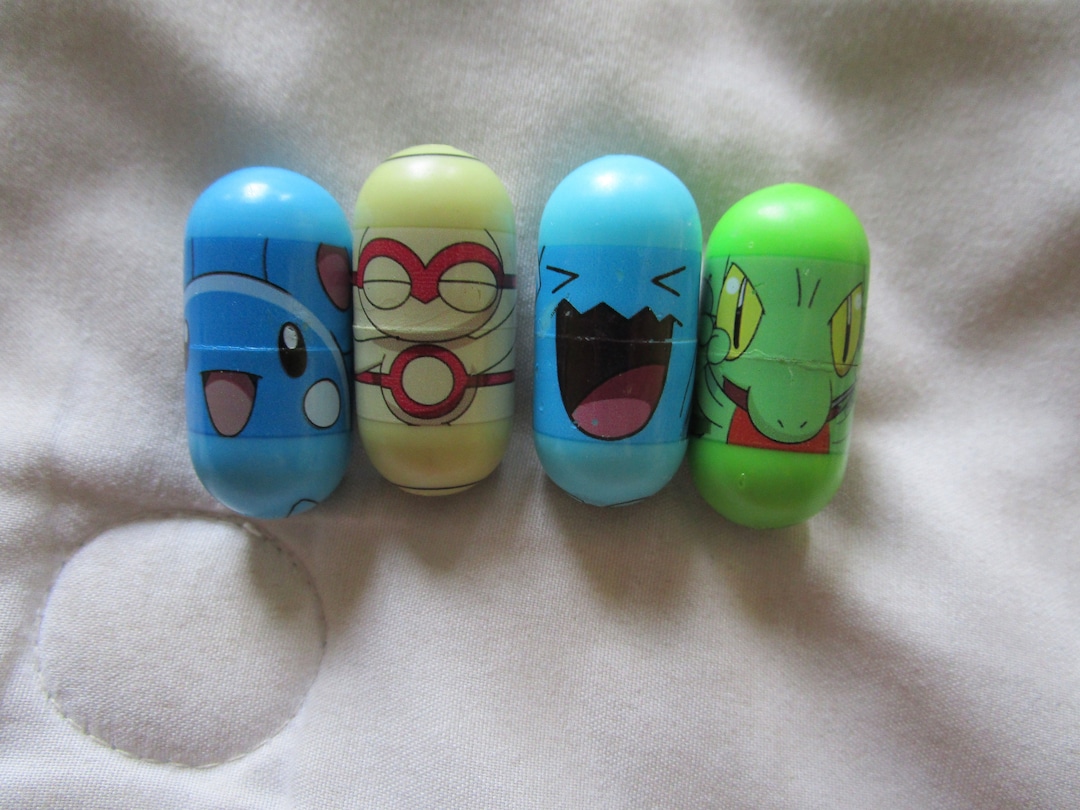 Vintage Nintendo Pokémon Mighty Beanz Baltoy Azurill Treecko and ...