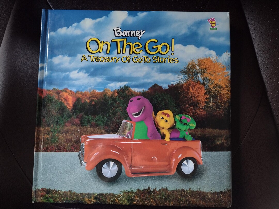 Vintage Barney on the Go A Treasury of Go to Stories HB Book - Etsy