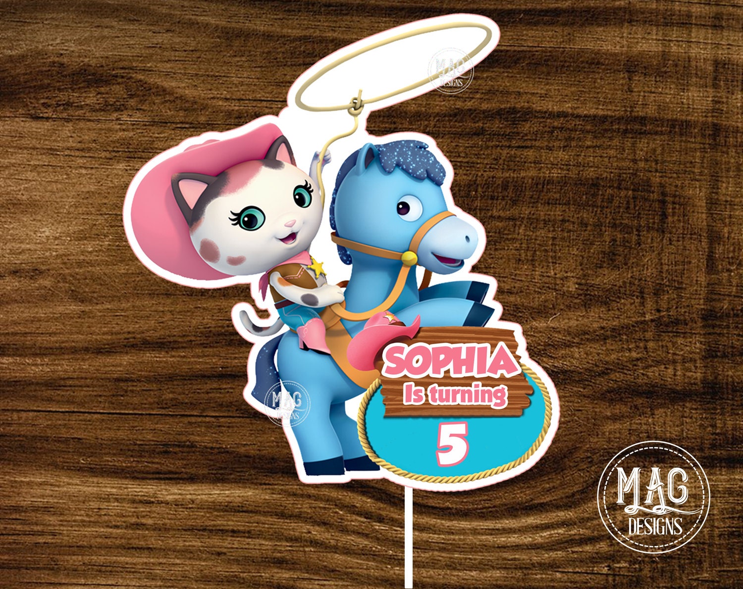 Sheriff Callie Birthday Cake