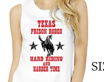 Texas Prison Rodeo T Shirt - Etsy