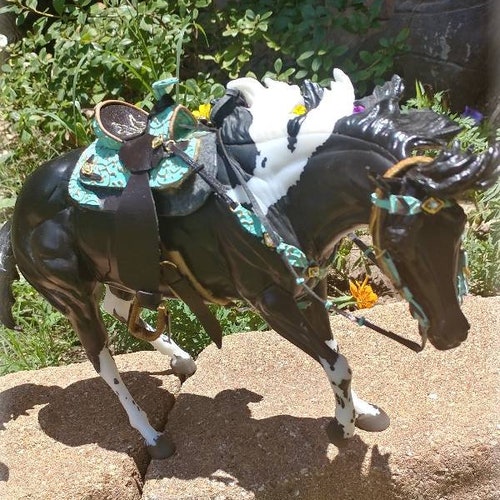 OOAK/LSQ CM Breyer Western Saddle Set azteca - Etsy