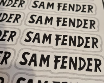 Sam Fender Stickers - Etsy UK
