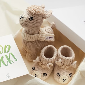 For Good Luck Farm Helps Pregnancy Congrats Gift Box With Crochet Llama ...