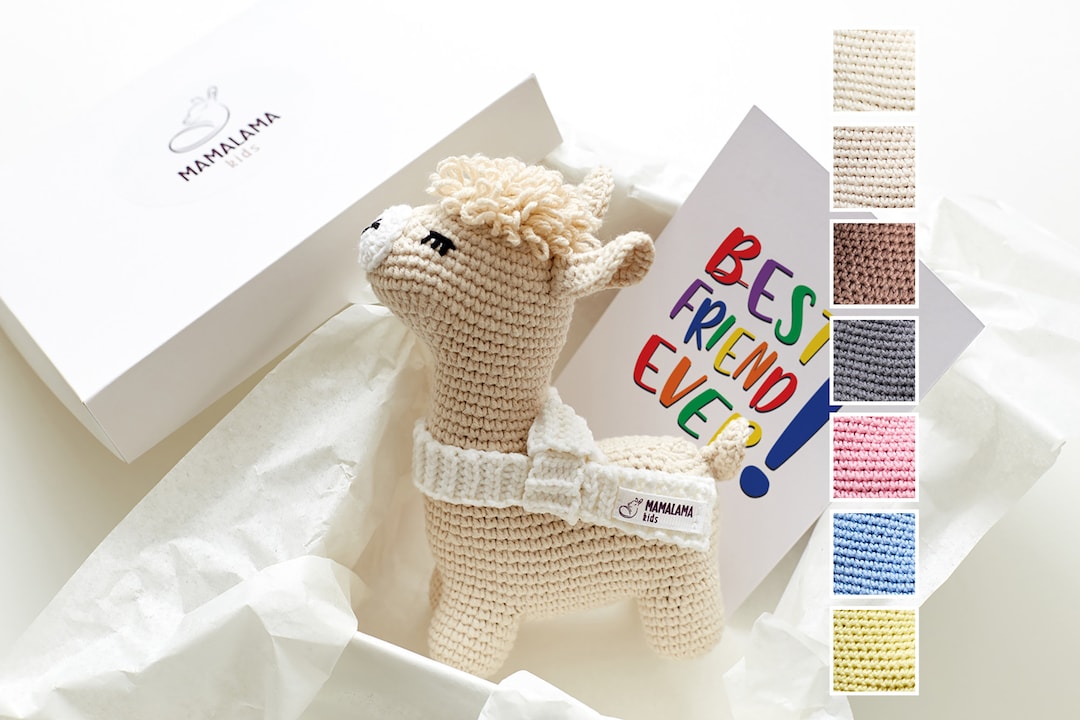 Best Friends Forever Birthday Gift Box With Llama Alpaca Plush Toy ...
