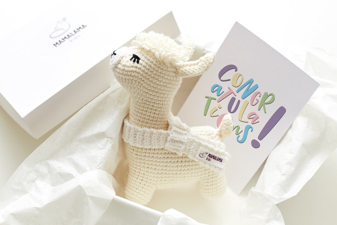Llama Crochet Baby Nursery Decor Cute Llama Gift Llama Plush Alpaca Toy ...