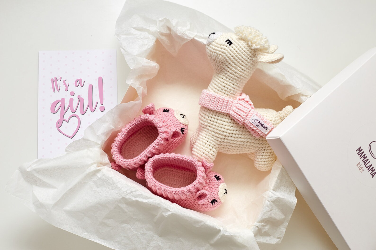 New mum pregnancy gift box with cute llama alpaca nursery toy | Etsy